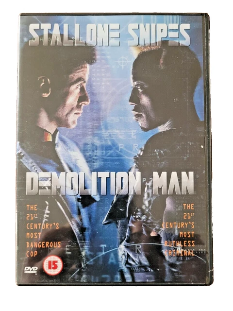 DEMOLITION MAN DVD (1993) Sylvester Stallone, Wesley Snipes £1.99 ...