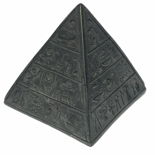 ANCIENT EGYPTIAN GRAND Tour Hieroglyphic Pyramid Statue (4) EUR 15,72 ...