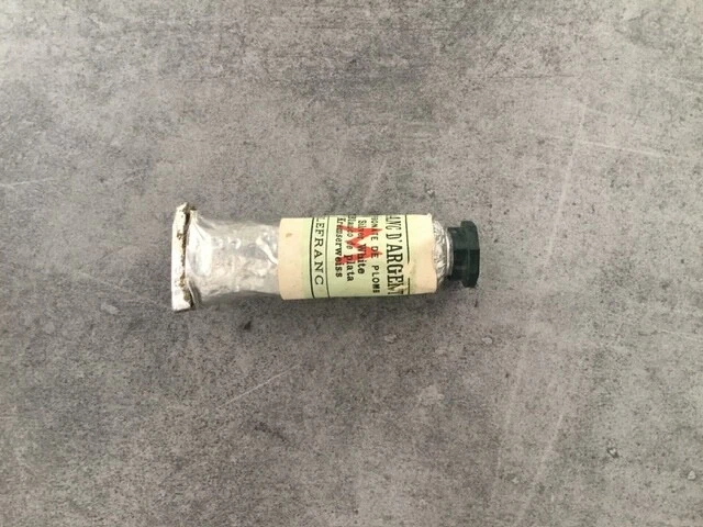 ANCIEN TUBE PEINTURE Lefranc couleur Blanc d’argent . EUR 1,00 ...