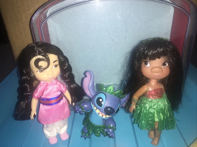 FROZEN DISNEY ANIMATORS' Collection LILO Stitch Plus MULAN Mini Dolls ...