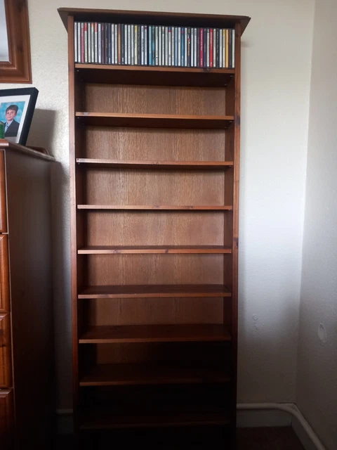 CD STORAGE UNIT in Wood - Holds 500 CDs - 9 Removable Shelves - 50 Free ...