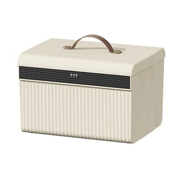 THREE DIGIT PASSWORD Lock Box Two Layers Lockable Lock Box Privacy6171 ...
