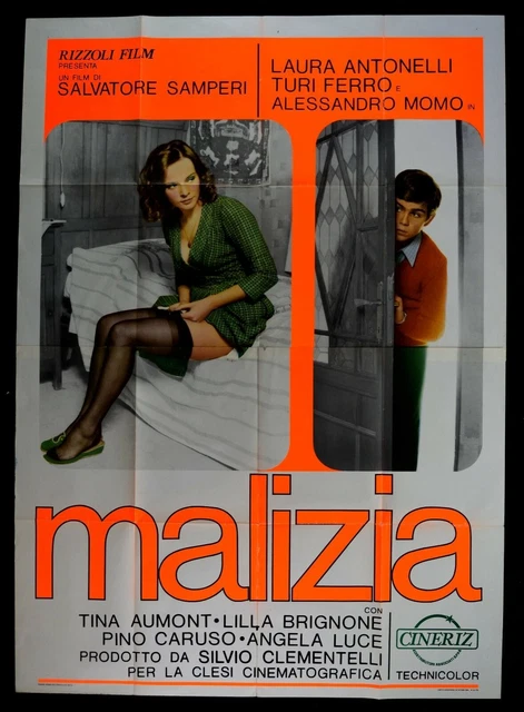 MANIFESTO MALIZIA LAURA antonelli salvatore samperi turi ferro momo ...