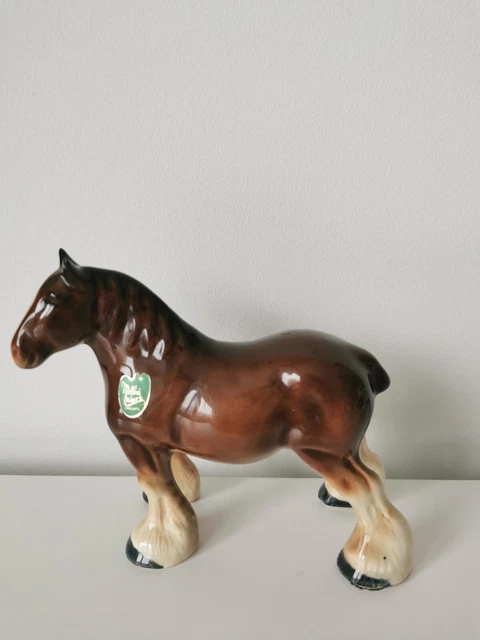VINTAGE MELBA WARE Brown Shire Horse £20.00 - PicClick UK