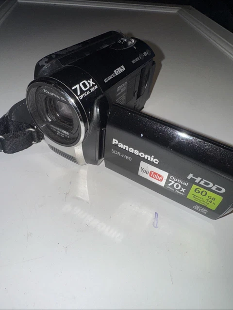 PANASONIC SDR-H80P 70X Optical Zoom HDD Camera - Black $69.46 - PicClick CA