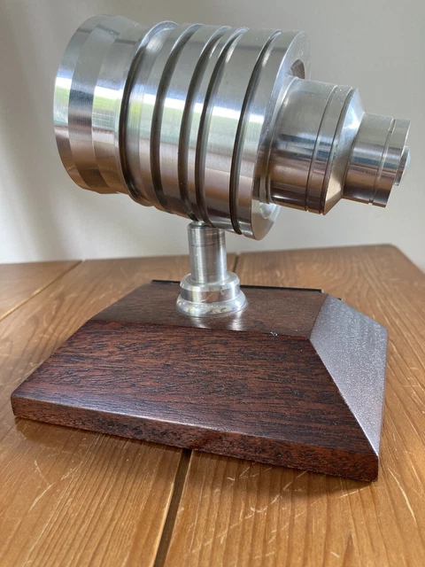 VINTAGE AIRLINE JET Turbine Engine Presentation Desk Model German ...