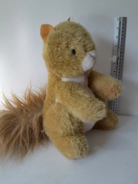 SQUIRREL PLUSH SOFT Toy With Big Furry Tail 12" Tall £4.95 - PicClick UK