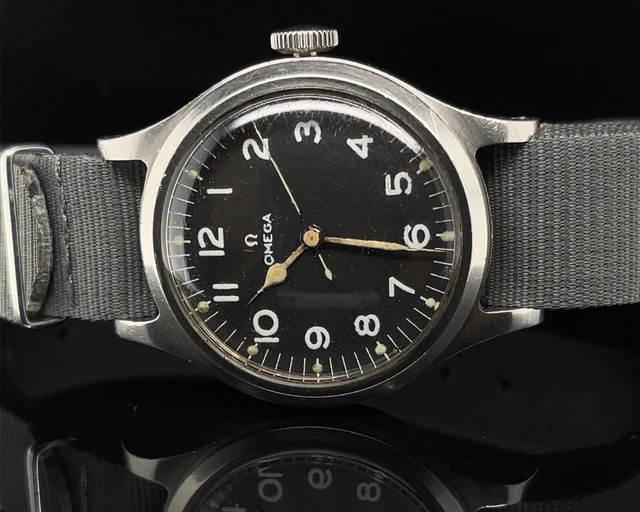 1956 VINTAGE OMEGA RAF British Military Wrist Watch 6B/159 $3,999.00 ...