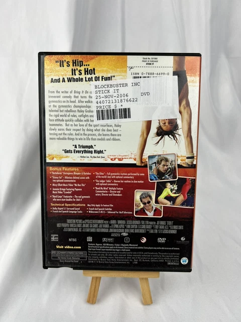 STICK IT DVD 2006 Canadian Bonus Features Blockbuster $0.99 - PicClick CA