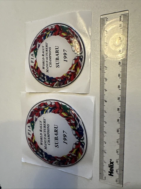 SUBARU STI PRODRIVE Badge Gel GC8 GDB Type Ra R 555 STi 1997 £20.00 ...