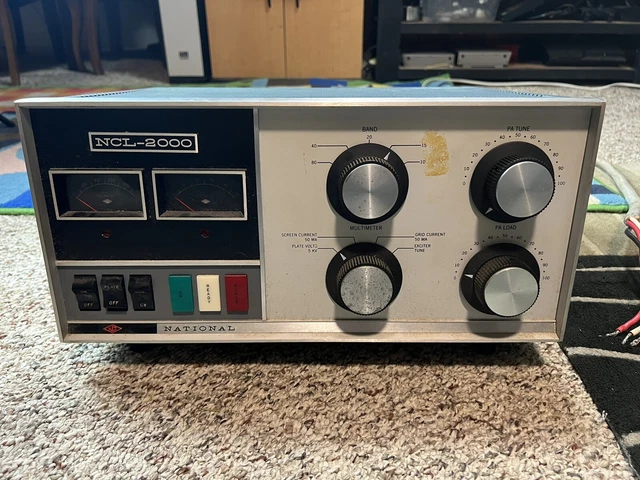 NATIONAL NCL-2000 LINEAR Amplifier For Ham Radio $2,000.00 - PicClick CA