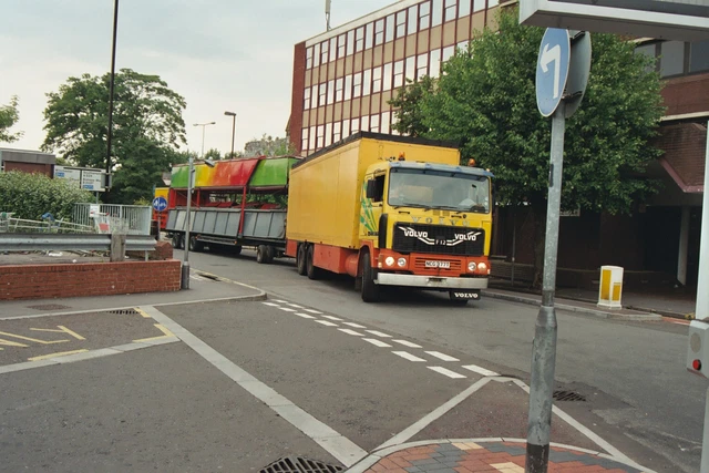 COLOUR PRINT Stevens Volvo NCG 377T with full dodgem load £2.43 ...