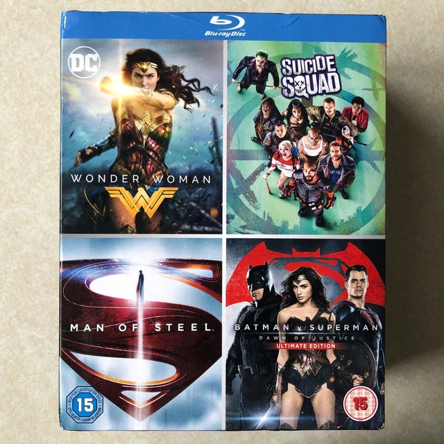 DC 4-FILM COLLECTION Blu-ray Box Set 6-Discs (2017, Ben Affleck, Zack ...