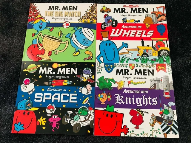 MR MEN BOOKS Collection -4 Books- Mr Men Books LARGE BOOKS (SET 1) £14. ...