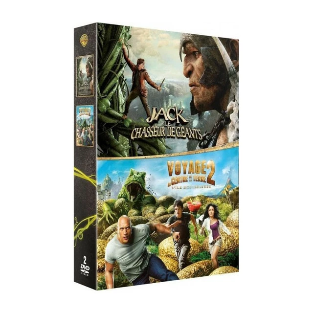 JACK E IL Cacciatore Di Giganti + Viaggio Centro Della Terra 2 Scatola ...