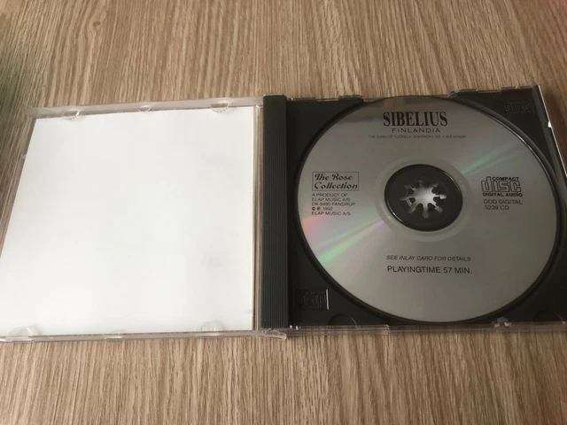 CD SIBELIUS FINLANDIA The Swan Of Tuonela Symphony Nº1 In E Minor Rare ...