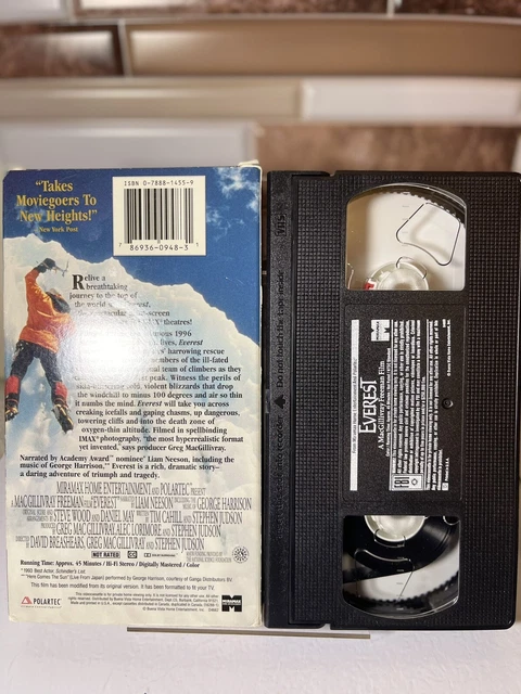 EVEREST VHS VCR Video Tape Used Imax MacGillivray Freeman $6.26 - PicClick