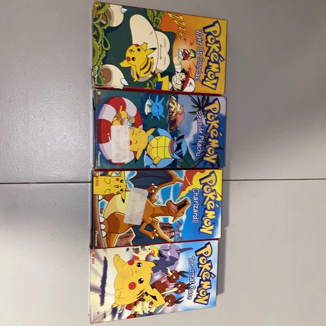 POKÉMON VHS TAPES Lot Bundle Of 4 £7.66 - PicClick UK