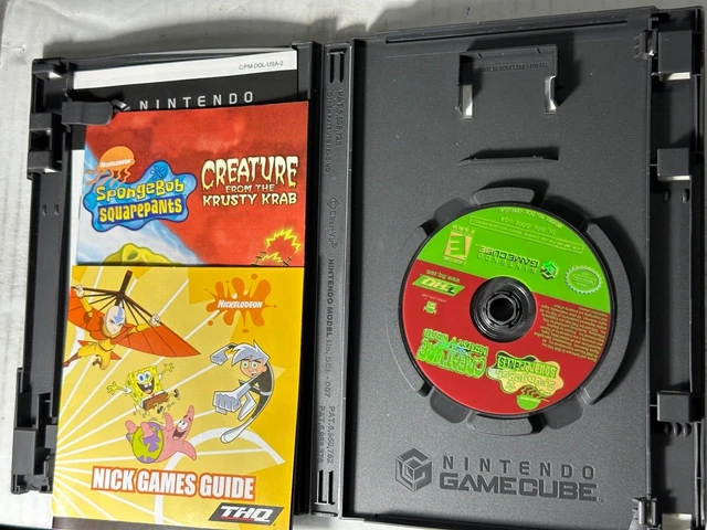 SPONGEBOB SQUAREPANTS: CREATURE From the Krusty Krab GameCube Complete ...