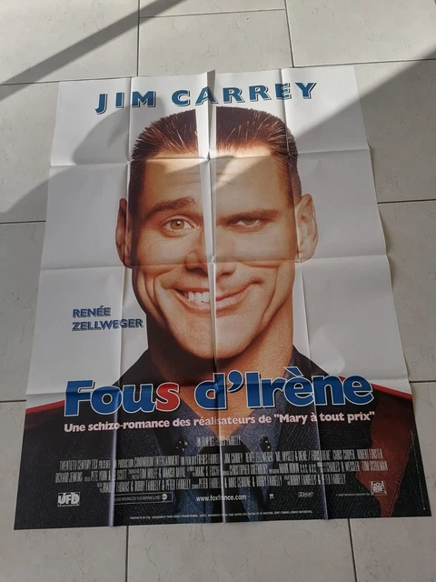 AFFICHE DE CINÉMA FOU D IRENE JIM CARREY 120X160 EUR 20,00 - PicClick FR