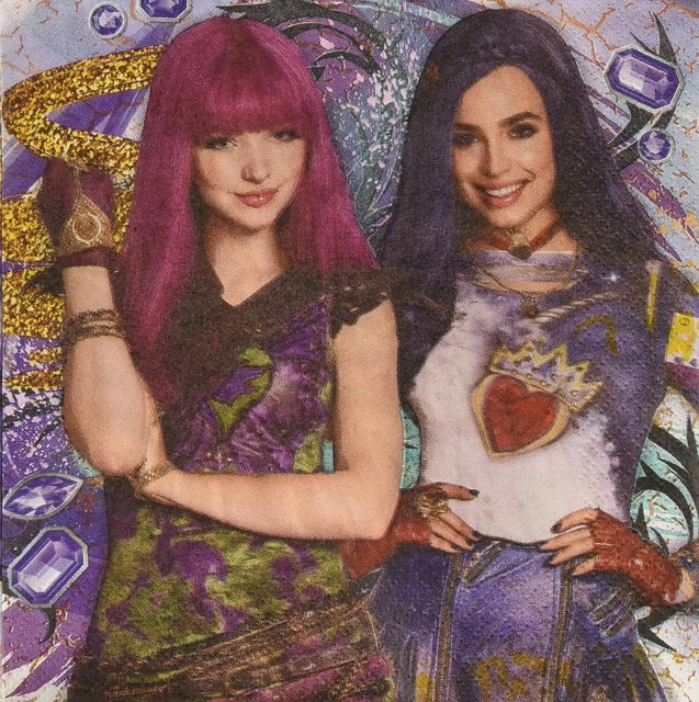 DISNEY DESCENDANTS 2 Movie Kids Birthday Party Paper Luncheon Napkins ...