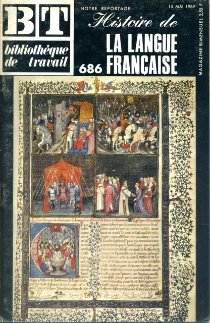 BIBLIOTH QUE DE TRAVAIL N 686. Histoire de la langue fran aise. 15 mai 1969. EUR 8,00 - PicClick FR