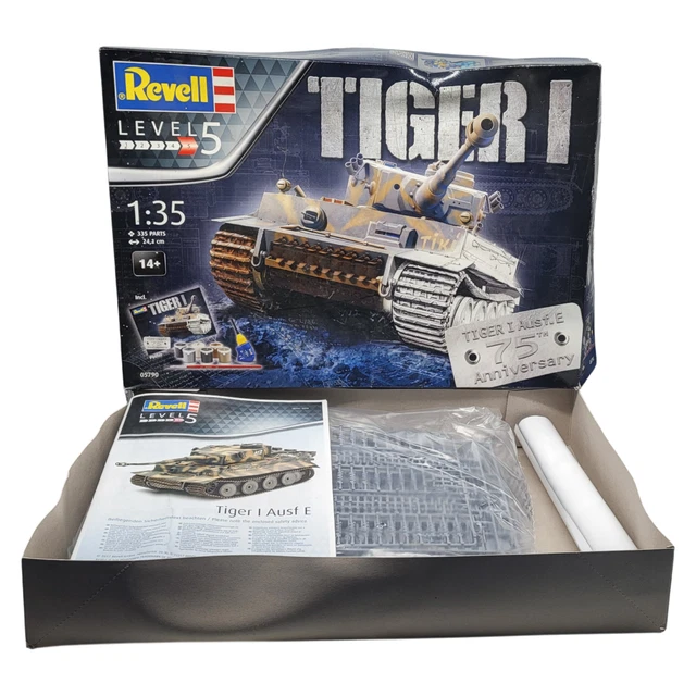 REVELL 05790 TIGER I Ausf. E Panzer Militär 1:35 Modellbau Bausatz NEU ...