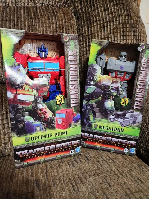 TRANSFORMERS OPTIMUS PRIME Megatron Rise of the Beasts Figures ROTB ...