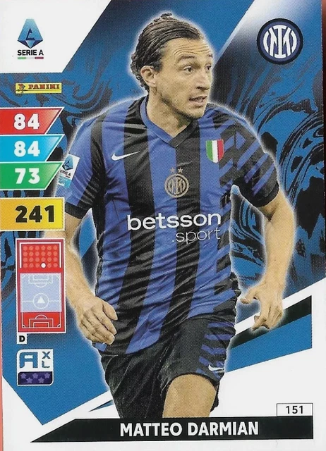 PANINI CALCIATORI ADRENALYN 2024-25 2025 CARD N.151 Matteo Darmian ...
