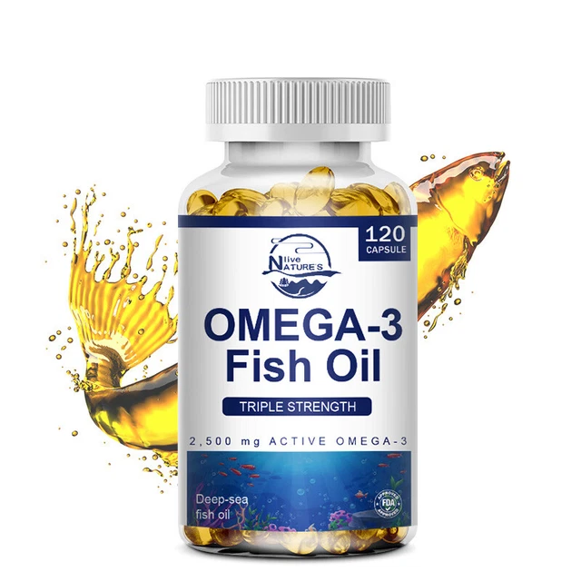 OMEGA 3 FISH Oil Capsules 3x Strength 3600mg EPA 1296mg DHA 864mg ...