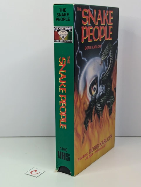 THE SNAKE PEOPLE (VHS 1989) Boris Karloff Rare HTF Horror $29.99 ...