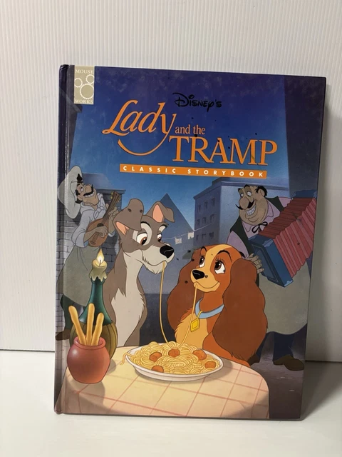 VINTAGE RARE VTG Lady & The Tramp Disney Classic Series Hardcover Book ...