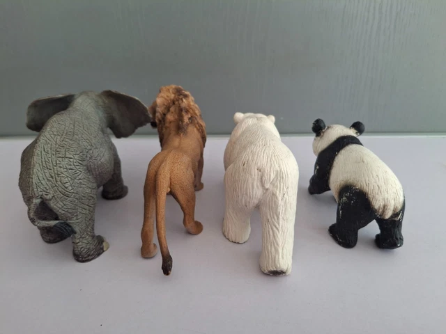 SCHLEICH TOY ZOO / Wildlife / Safari Animal Toy Figure / Figures Bundle ...