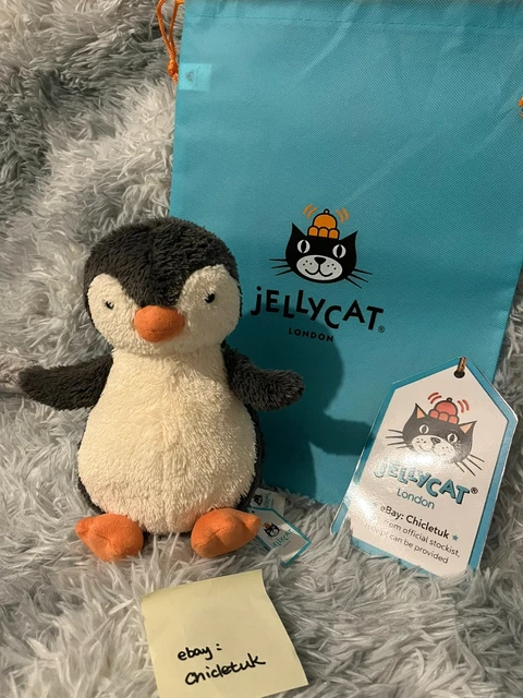 AUTHENTIC/GENUINE JELLYCAT PEANUT Penguin *BNWT* dust bag, receipt ...