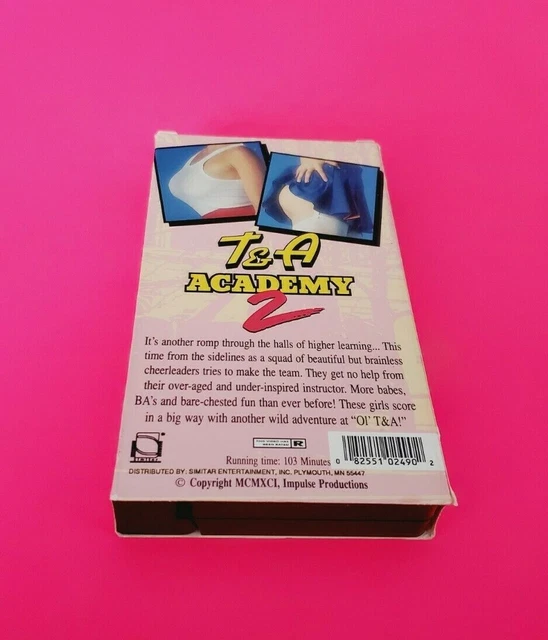 VHS VINTAGE RARE 1980s Comedy T&A Academy 2 Simitar Entertainment $42. ...