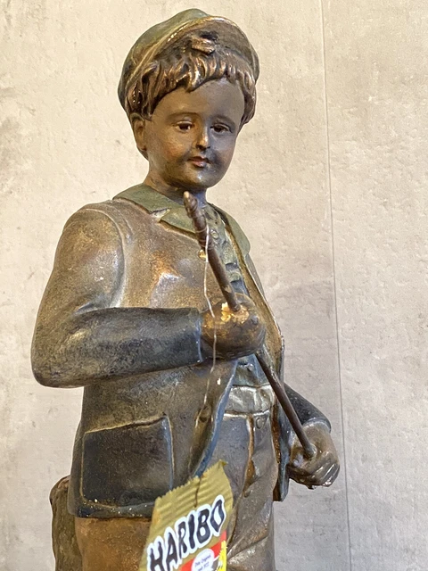 MUSEALE HARIBO WERBEFIGUR Reklame Aufsteller um 1925 Bonboniere Antike ...