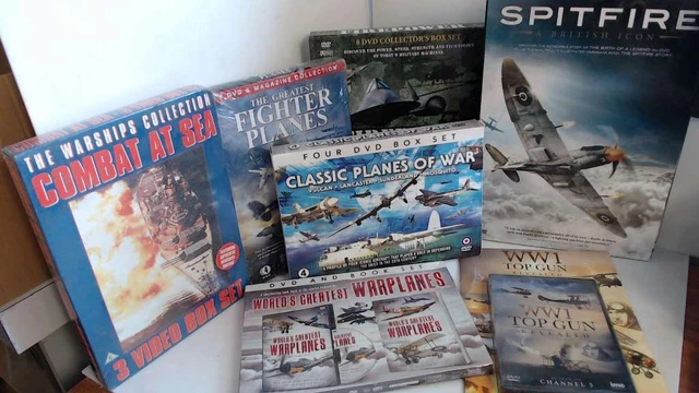 DVD BOX SETS 7 Military Vehicles Fighter Planes, Battleships & Tanks ...