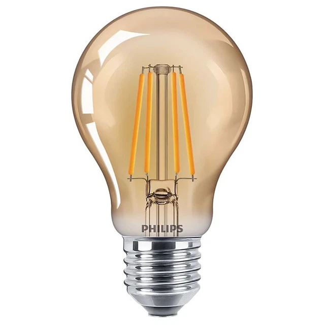 PHILIPS LED FILAMENT A60 Ampoule 4W = 35W E27 or Lustre Extra Blanc ...