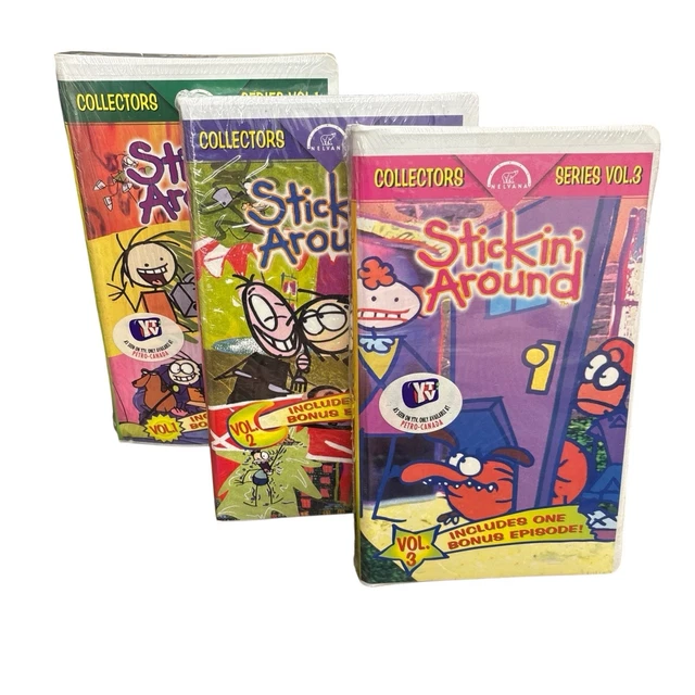 STICKIN' AROUND COLLECTORS Series Volumes 1 2 and 3 Cartoon TV Series ...
