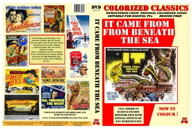 IT CAME FROM Beneath the sea Colorization Movie DVD £11.17 - PicClick UK