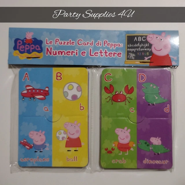 PEPPA PIG FLASH Cards, Numbers/Letters Gift/Children/Alphabet/Education ...