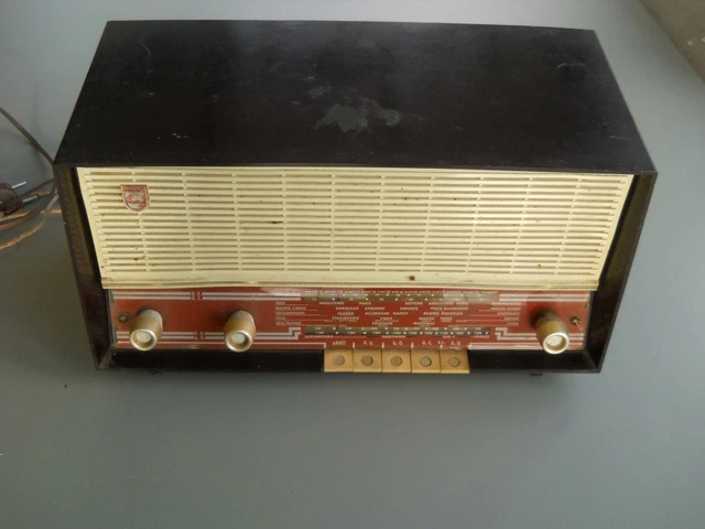 POSTE RADIO - TSF PHILIPS - Model B3F 01 A de 1960 EUR 15,00 - PicClick FR