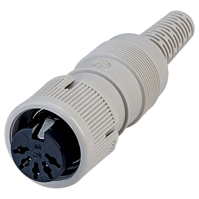 HIRSCHMANN 5 WAY Locking Plastic DIN Socket MAK5100S £8.28 - PicClick UK