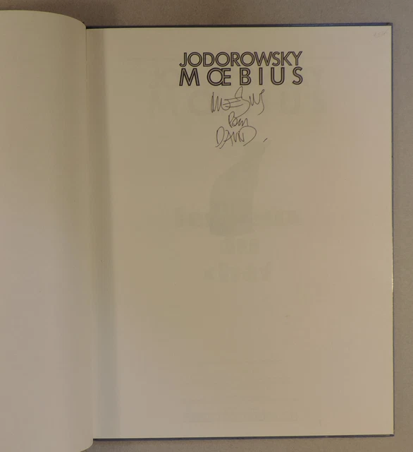 SIGNATURE MOEBIUS YEUX du Chat Humanoides Nouvelle Edition 1991 EUR 140 ...