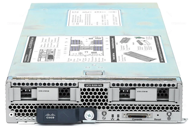CISCO BLADE SERVER UCS B200 M5-2SFF 2x Xeon Gold 6136 1536 GB RAM EUR 3 ...