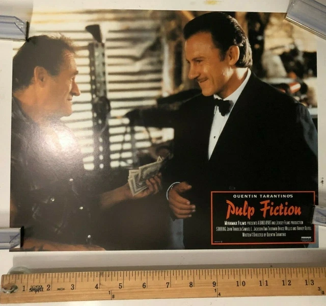 CARTE LOBBY VINTAGE pulp fiction 11X14 Harvey Keitel comme le loup ...
