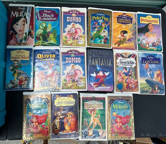 WALT DISNEY MASTERPIECE collection vhs £139.31 - PicClick UK