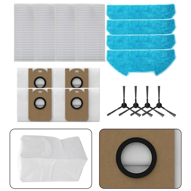 FOR REDKEY R10 Cordless Robot Vacuum Cleaner Side Brush Filter Mop ...