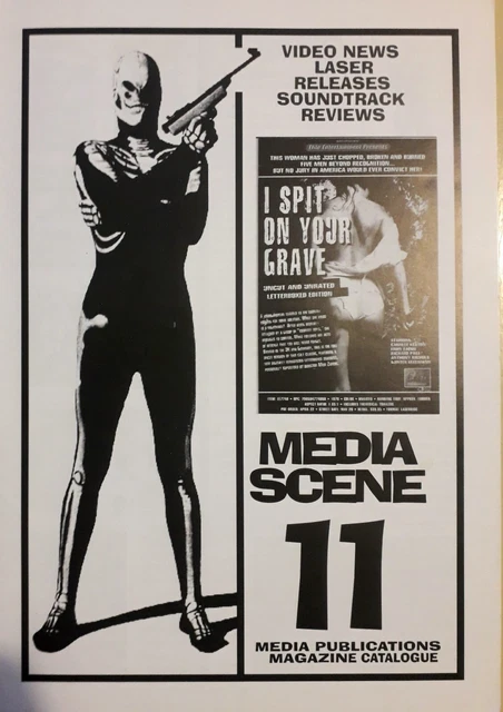 MEDIA SCENE HORROR Cinema Underground Cult Magazine Catalogue Issue 11 ...