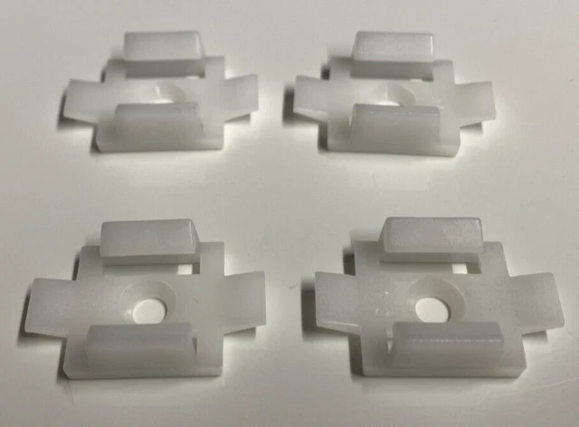 ELDDIS COMPASS CAB Curtain Rail Fixing Clips Motorhome Camper - Set of ...